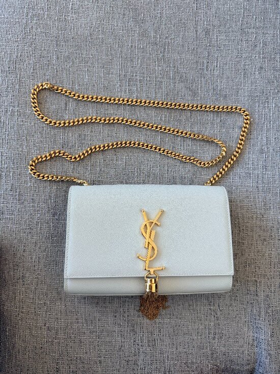 Saint Laurent | Bags | Saint Laurent Kate Small Tassel Bag Powder ...